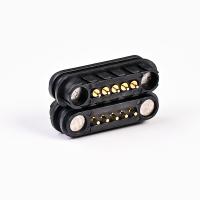 China 3A 2A Current Magnetic Connector 5P Magnetic Male Female Connector for sale