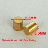 China High Power Reel Pack 3A 12V Gold Plated SMT Pogo Pin 3mm Height 2.5mm Diameter for sale