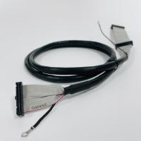China 2.54mm Pitch Black Ribbon Flat Cable With UL2651 28awg IDC Connector for sale