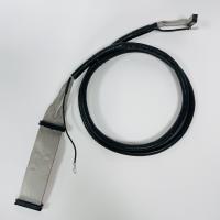 China 2.54mm Pitch Black Ribbon Flat Cable With UL2651 28awg IDC Connector for sale