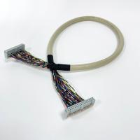 China 2.54mm Pitch Black Ribbon Flat Cable With UL2651 28awg IDC Connector for sale