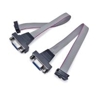 China Automobile Flat 1.27mm Pitch Ribbon Cable IDC Connector To JST Wire Harness for sale