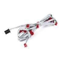 China 8 Pin 10 Pin Male Flat Cable Assembly IDC Ribbon Cable Red Micro Match Connector for sale
