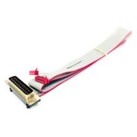 China 8 Pin 10 Pin Male Flat Cable Assembly IDC Ribbon Cable Red Micro Match Connector for sale