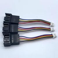 China Customized JST SM2.5 4 Pin To JST SH1.0 4 Pin Wire Harness With Tin Plated Conductor for sale
