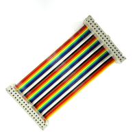 China D Sub 9 Pin Flat Electrical Cable 28AWG Straight Serial RS232 Ribbon Cable for sale