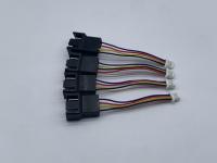 China Customized JST SM2.5 4 Pin To JST SH1.0 4 Pin Wire Harness With Tin Plated Conductor for sale