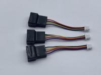 China Customized JST SM2.5 4 Pin To JST SH1.0 4 Pin Wire Harness With Tin Plated Conductor for sale