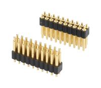 China 2.0mm Pitch H2.5mm Male Pogo Pin Connector For PCB Dual Row 20pin Straight Dip for sale