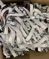 China D Sub 9 Pin Flat Electrical Cable 28AWG Straight Serial RS232 Ribbon Cable for sale