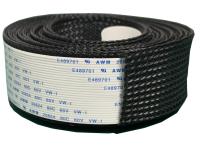 China Gold Plated Copper Flat Flex Lvds Cable Airbag Vw 41pin Custom 20cm FFC Cables for sale