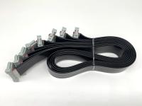 China 10 - 64 Pin Flat Cable 1.27x2.54mm Pitch IDC Connector Flat Ribbon Cable Assembly for sale