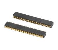 China 1.27mm H3.8mm Pogo Pin Connector Brass C6801 Material 12 Pin Connector with Precision for sale