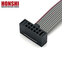 China 10 Pin Grey Flat Cable Connector Ribbon Pitch 1.27mm IDC Cable 10u