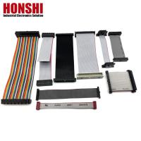 China DIP 2.54x7.62mm Flat Cable Electrical Wire To Board Connector Flat Wire Harness for sale