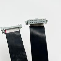 China 16 Pin IDC Flat PVC Ribbon Cable With 2.54mm Pitch Connector Customized Length for sale