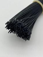 China 2.54mm Pitch 4 Pin Dupont Cable Assembly UL1007 24awg Black Customized Length for sale