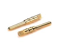China OEM CNC Brass Machined Pins Contacts Automatic Lathe Process Customized Size for sale