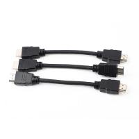 China Gold Plated Molded Cable Assembly 4K HDTVI 1.4 2.0 Cable 30AWG For PC TV for sale