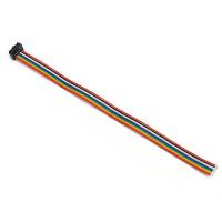 China Custom 2.54mm 12 Pin Ribbon Cable IDC Socket UL2651 28AWG Flat Wire Assembly for sale