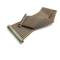 China Custom 2.54mm 12 Pin Ribbon Cable IDC Socket UL2651 28AWG Flat Wire Assembly for sale