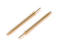 China Connector Machined Pins 2.0x18.5mm Gold Plated Terminal Pin Brass Contact Point Pin for sale