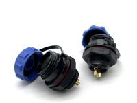 China Waterproof IP67 Circular Wire Connectors DIN Type Male Plug 2 3 4 5 6 8 10 12 Pin for sale