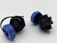 China Waterproof IP67 Circular Wire Connectors DIN Type Male Plug 2 3 4 5 6 8 10 12 Pin for sale