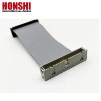 China 34 Pin Flat Cable UL2651 28awg 2.54mm ribbon cable IDC Socket To Box Header for sale