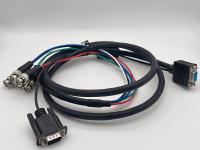 China D Sub Molded Cable Assembly Electronic DB9 DB25 DB15 Cable Male To Male Female for sale