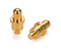 China Male Spring Loaded Pin Gold Plated for 3.00mm Pogo Pin Connectors -40 °C- 105°C Temperature Range for sale