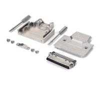 China MDR PCB Straight SCSI Connector 14 20 26 36 50 Pin 68 Pin 100 Pin for sale