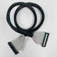 China Custom 2.54mm Black Flat Cable 6 Pin - 64 Pin IDC Flat Ribbon Cable Assembly for sale