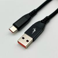 China Black UL2725 USB Cable Type C USB 2.0 A Male Connector With Gold Plated for sale