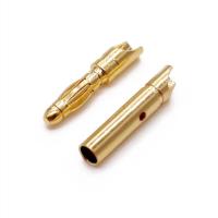 China Banana Plug Precision Machined Multilam Pin Contact 4mm Solder Cup Termination for sale