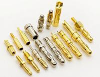 China Banana Plug Precision Machined Multilam Pin Contact 4mm Solder Cup Termination for sale