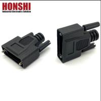 China 3V3 30A Solder Type Male D Sub Connector With Brass Gold Plated Contact Material for sale