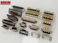China 3V3 30A Solder Type Male D Sub Connector With Brass Gold Plated Contact Material for sale