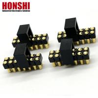 China 2.54mm High Current Pogo Pin Connector Female 2x7P Gold Plated H2.5 SMT Type For PCB for sale