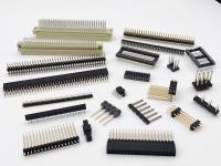 China 2.54mm Dual Row PCB H3.0mm 7.4mm Straight Brass Machined Round Female Header Connector for sale