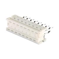 China 6 To 24 Pin Ribbon Cable 2.54mm UL2651 White IDC Ribbon Cable Connectors for sale
