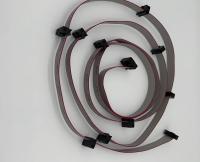 China 6 To 24 Pin Ribbon Cable 2.54mm UL2651 White IDC Ribbon Cable Connectors for sale