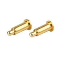 China 10.65mm Brass Spring Loaded Pin SMT Type Gold Plated Pogo Pin For Temperature Connections for sale