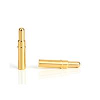 China 10.65mm Brass Spring Loaded Pin SMT Type Gold Plated Pogo Pin For Temperature Connections for sale