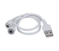 China High Current 3.0a Charging Cable Usb 2 Pin Circular Power Charge Adapter Magnetic Pogo Pin for sale
