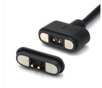 China High Current 3.0a Charging Cable Usb 2 Pin Circular Power Charge Adapter Magnetic Pogo Pin for sale