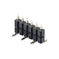 China 5.08mm Pitch Single Row Header Connector Straight Dip Type  2 - 20 Pin H2.5mm for sale