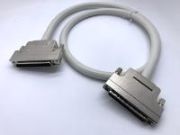 China Custom Grey SCSI Connector Cable 68 Pin 100 Pin Male Cable Ul20276 28awg Cable for sale