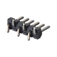 China 3.96mm Gold Plated PCB Pin Header Connector Single Row SMT Type 2 - 20 Pin H3.2mm for sale