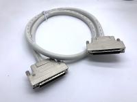 China Custom Grey SCSI Connector Cable 68 Pin 100 Pin Male Cable Ul20276 28awg Cable for sale